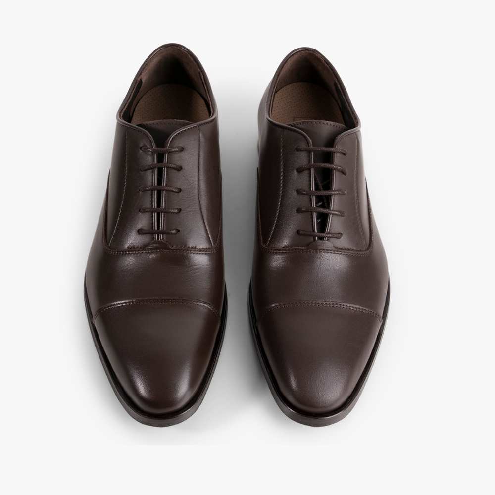 Nils - Brown Leather Oxfords | Stinaa.J Official Store
