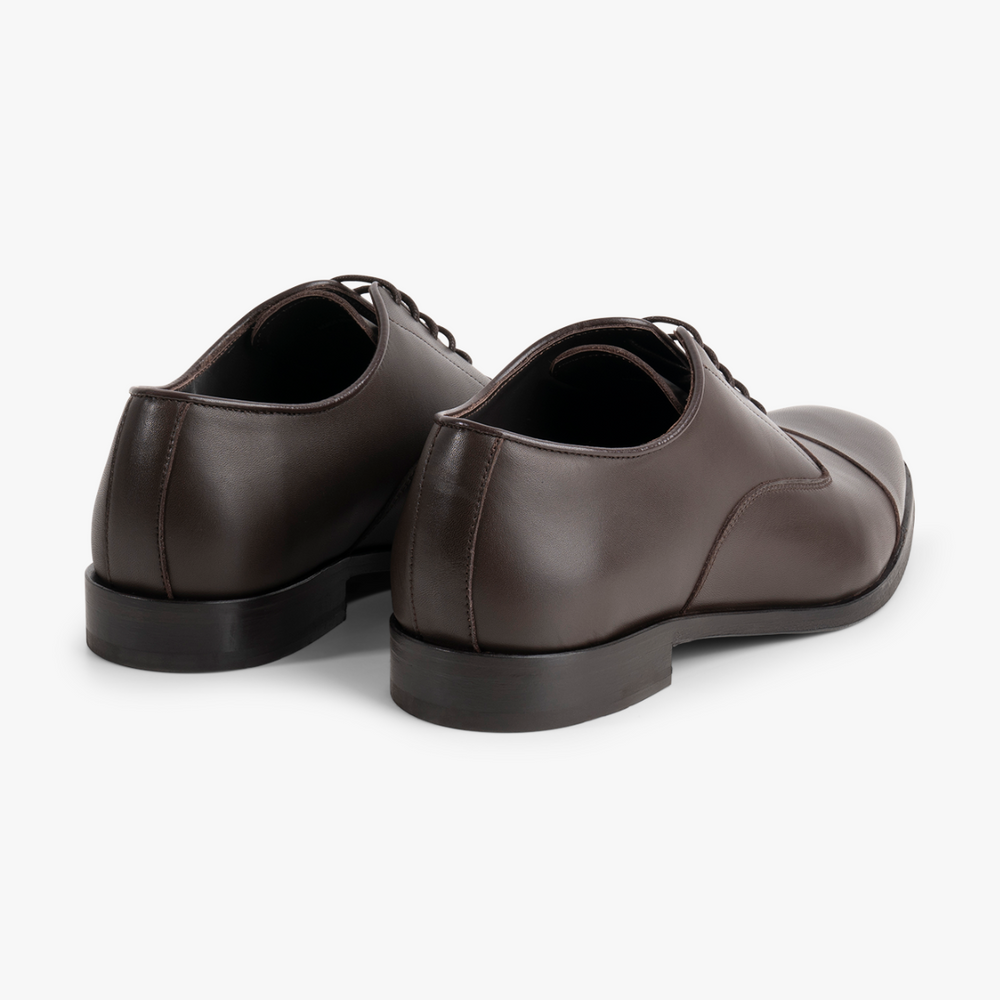 Nils - Brown Leather Oxfords | Stinaa.J Official Store